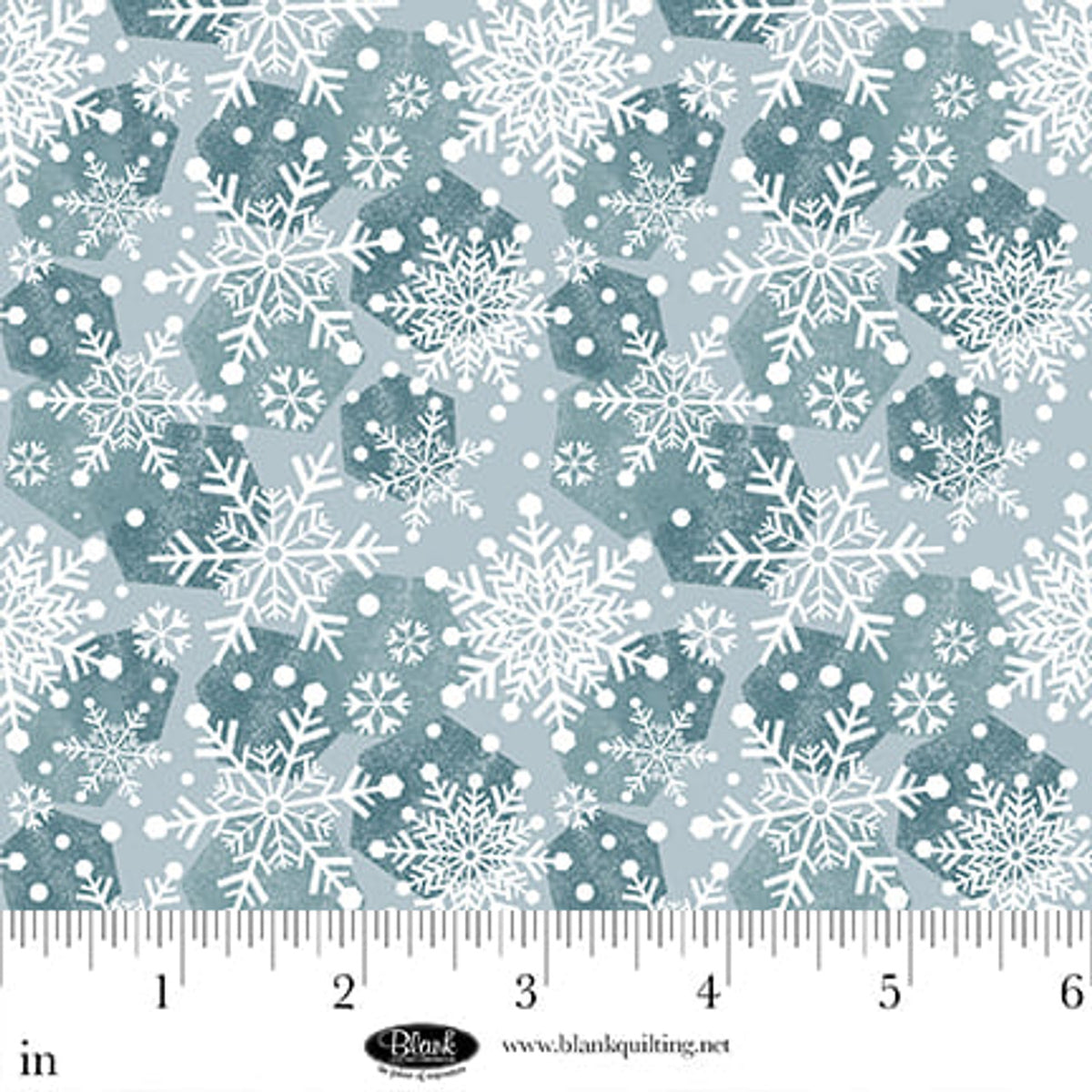 LIGHT BLUE SNOWFLAKES WINTER WHISPERS – Calico Gals