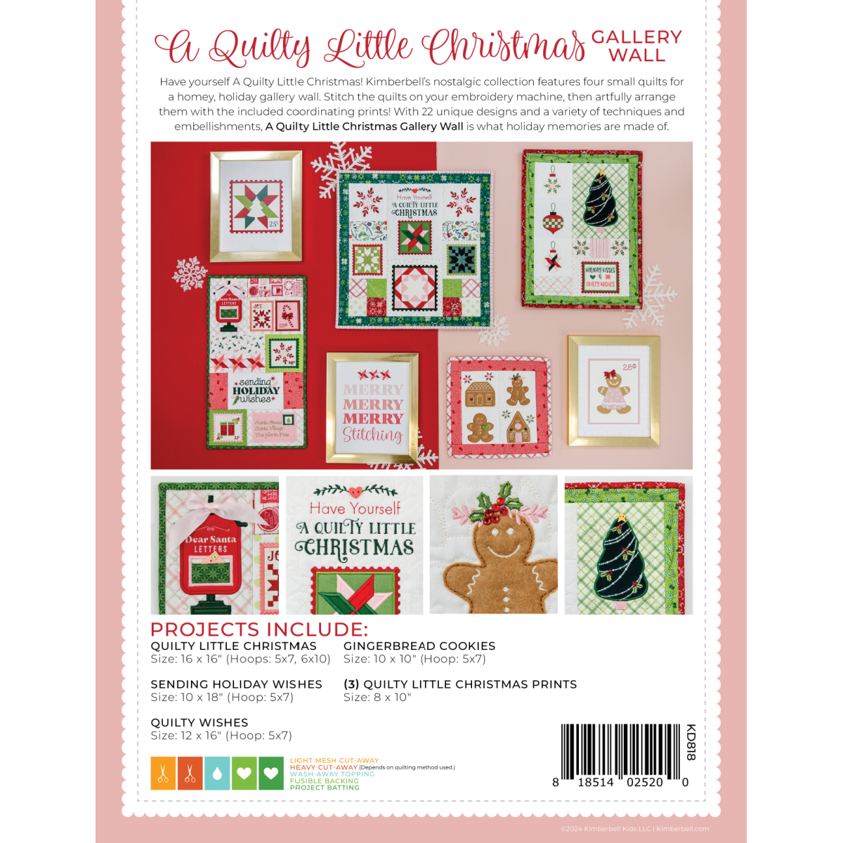 A QUILTY LITTLE CHRISTMAS GALLERY WALL PATTERN – Calico Gals