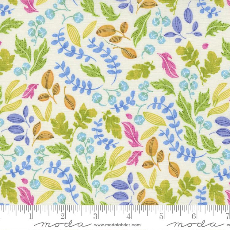 LEAFY WORLD CREAM WILD BLOSSOMS – Calico Gals