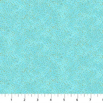 TURQUOISE SPATTER SHIMMER GINKGO GARDEN – Calico Gals