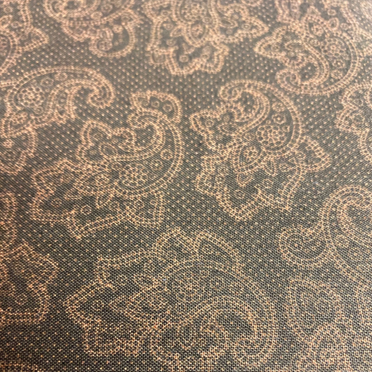ONSIE 1.875 YARDS BROWN PAISLEY – Calico Gals