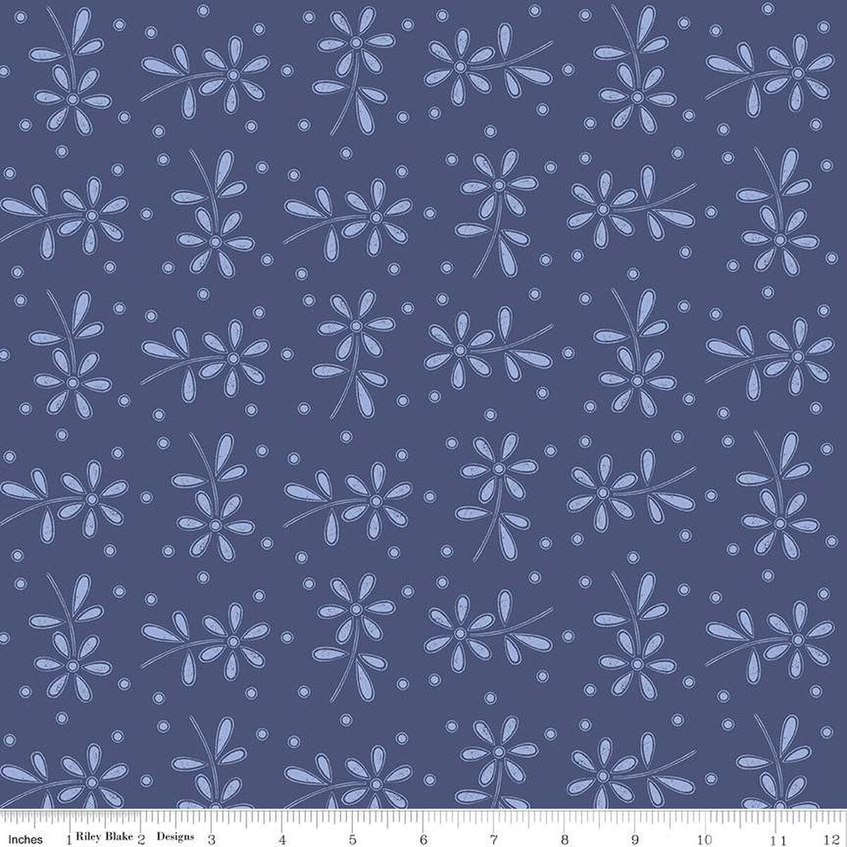 DAISY EYELET TOSS BLUE SEWING SEEDS 3 – Calico Gals