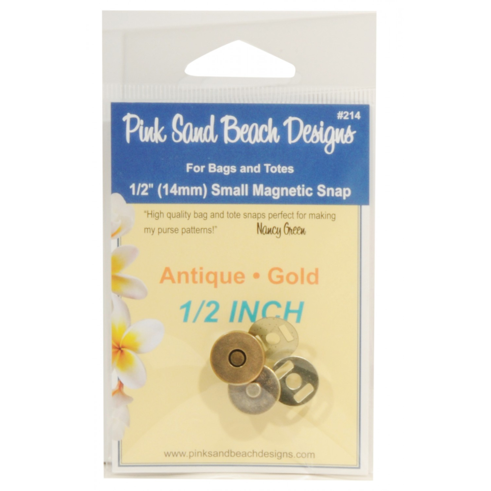 MAGNETIC SNAP 1/2" ANTIQUE GOLD – Calico Gals