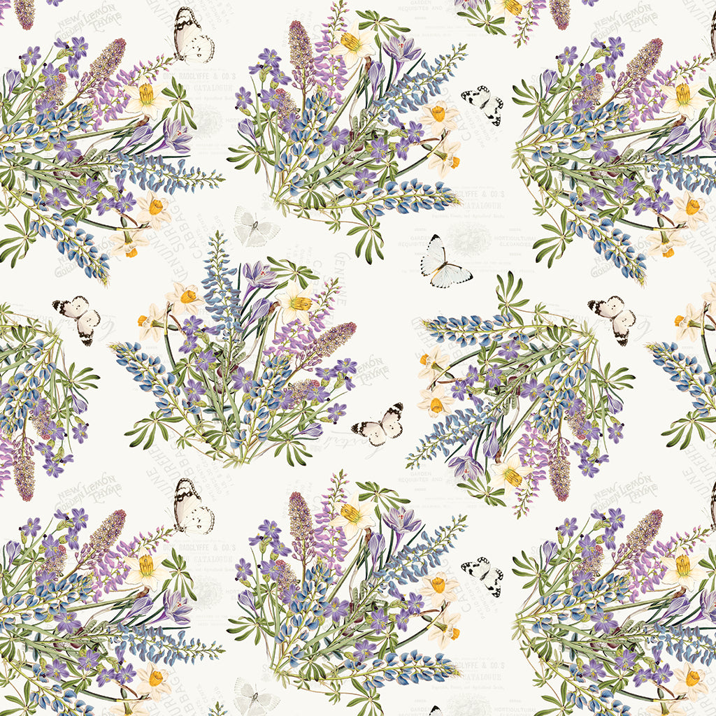 BOUQUETS LIGHT CREAM SPRING GARDEN – Calico Gals