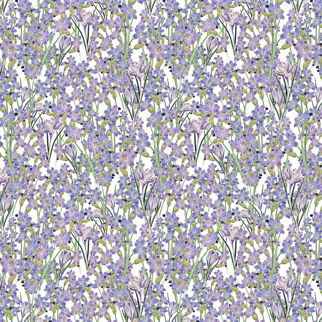 FLORAL PURPLE SPRING GARDEN – Calico Gals