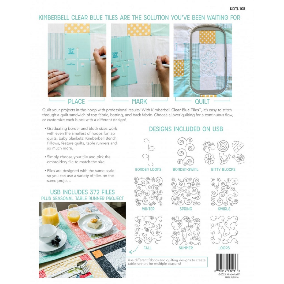 CLEAR BLUE TILES: ESSENTIALS SET – Calico Gals