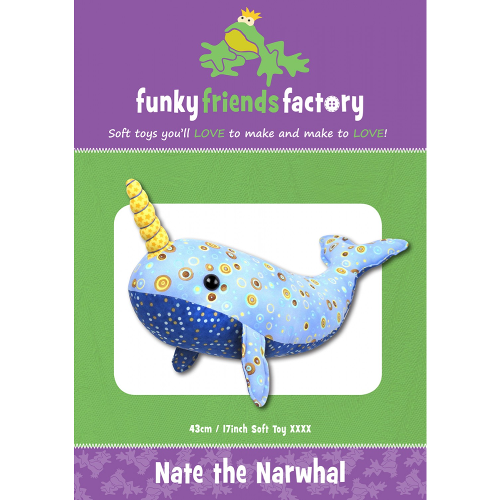 NATE THE NARWHAL PATTERN – Calico Gals