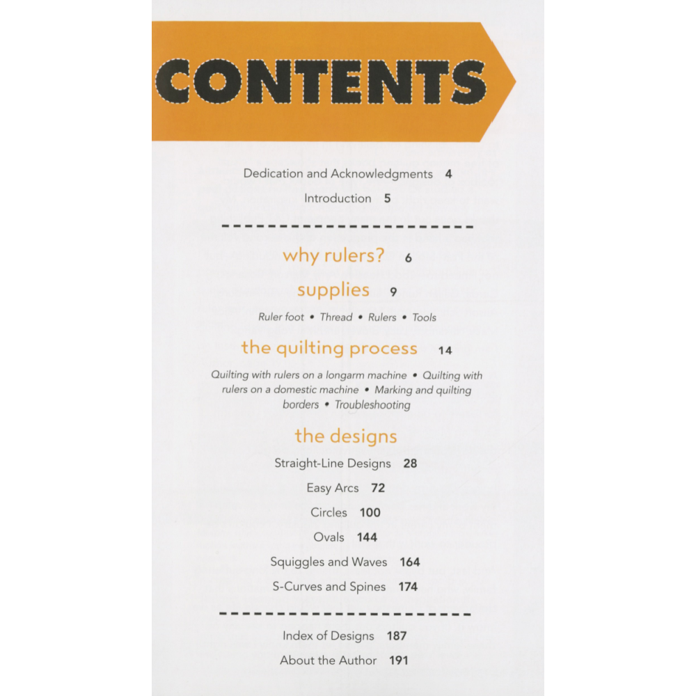 RULERWORK QUILTING IDEA BOOK – Calico Gals