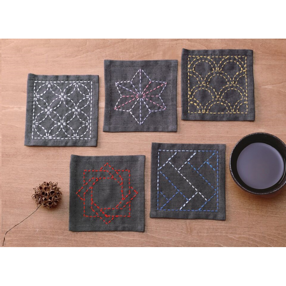 SASHIKO COASTER COLLECTION - PURPLE – Calico Gals